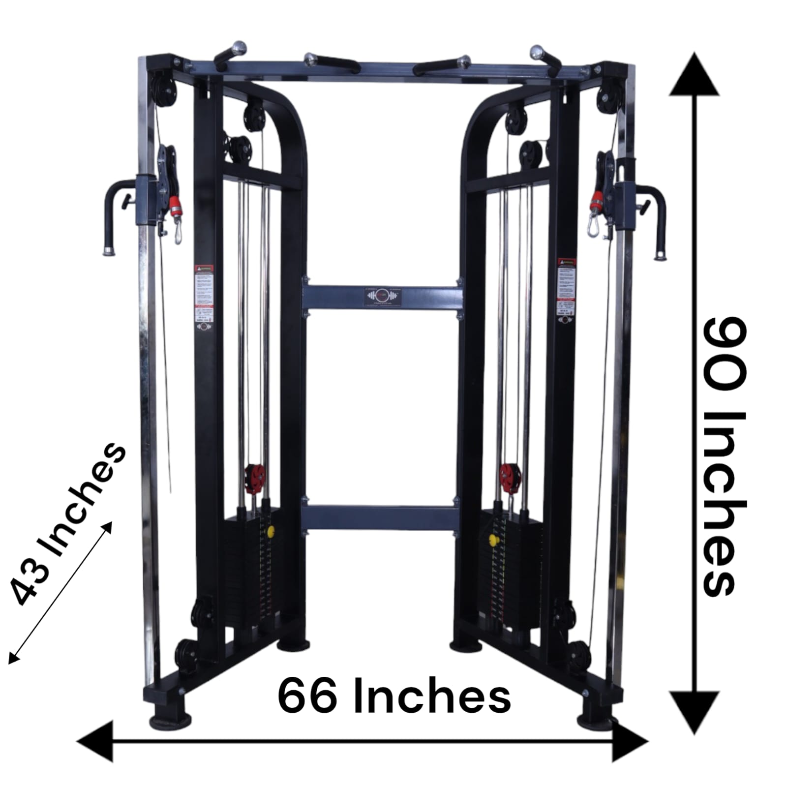 Gym24 Functional Trainer All in one Home Gym Machine with 80 kg Weight (PVC