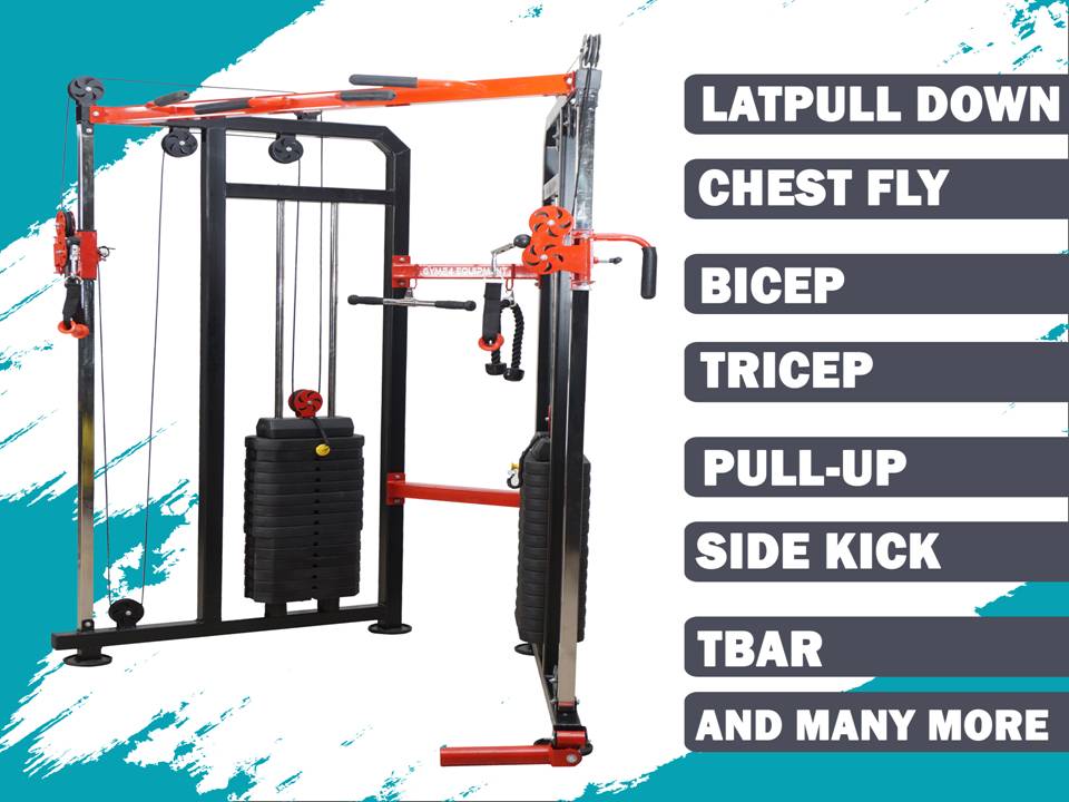 GYM24 FUNCTIONAL TRAINER WITH PVC WEIGHT
