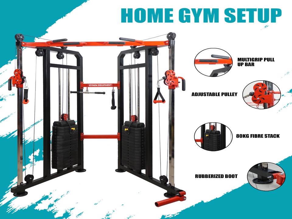 GYM24 FUNCTIONAL TRAINER WITH PVC WEIGHT